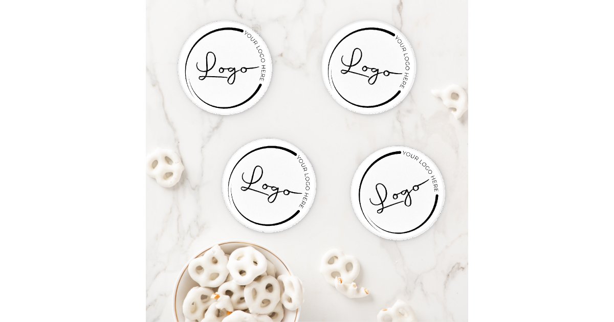 Professional Company Business Logo Promotional Coaster Set | Zazzle