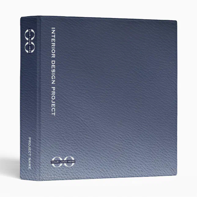 Professional Company Logo Project Binder | Zazzle