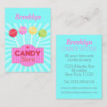 Professional Confectionery Sweet Shop Candy Store Business Card | Zazzle