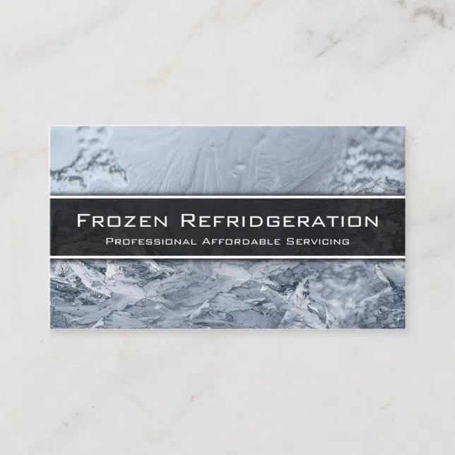 Professional Cooling Servicing - Business Card | Zazzle