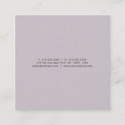 Professional Creative Plain Pearl Finished Luxury Square Business Card ...