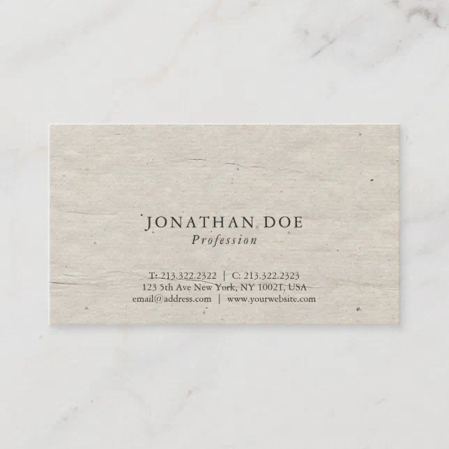 Professional Creative Vintage Historical Used Look Business Card | Zazzle