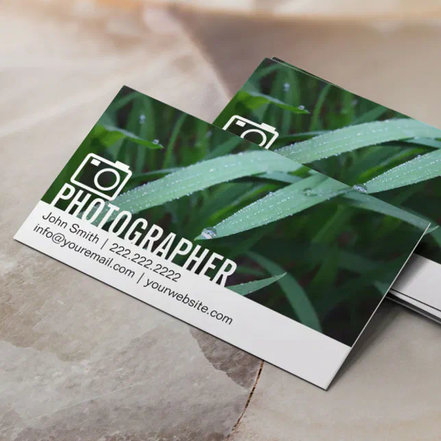 Professional Custom Artwork Photography Business Card | Zazzle