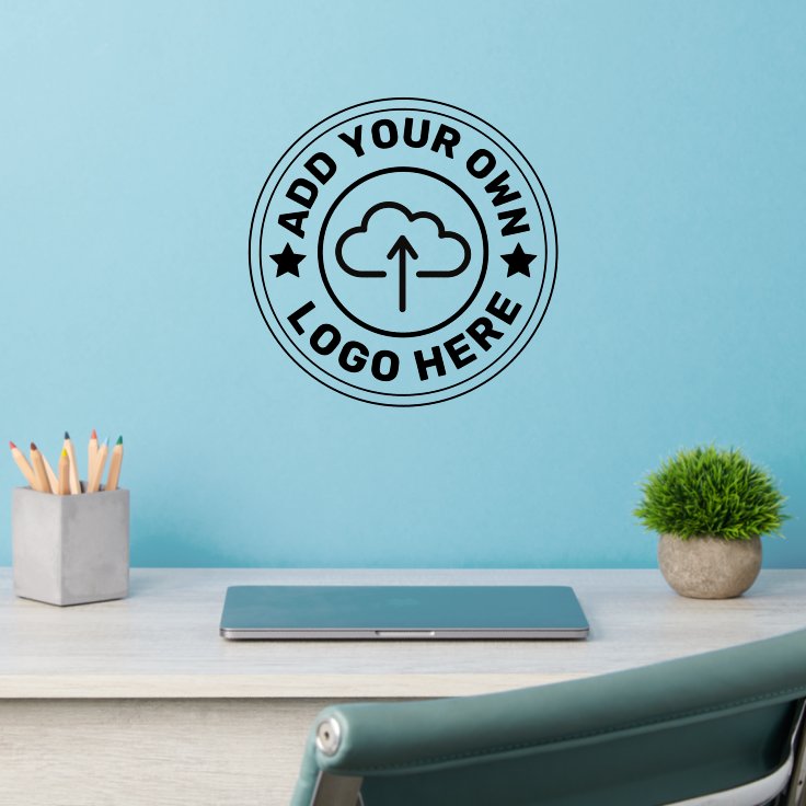 Professional Custom Company Business Logo Office Wall Decal | Zazzle