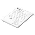 Professional Custom receipts for business Notepad | Zazzle
