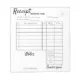 Professional Custom receipts for business Notepad | Zazzle