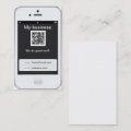 Professional Customizable white iPhone Design Business Card | Zazzle