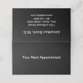 Professional Doctor's Office Your Next Appointment Card | Zazzle