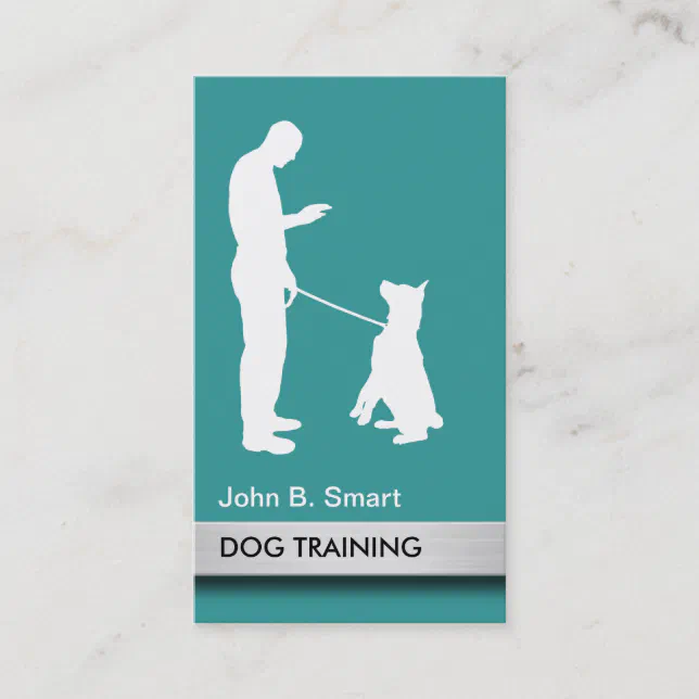 Professional Dog Trainer Business Card | Zazzle