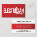 Professional Electrical Contractor - Electrician Business Card | Zazzle