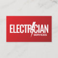 Professional Electrical Contractor - Electrician Business Card | Zazzle