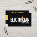 Professional Electrical Contractor - Electrician Business Card | Zazzle
