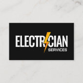 Professional Electrical Contractor - Electrician Business Card | Zazzle