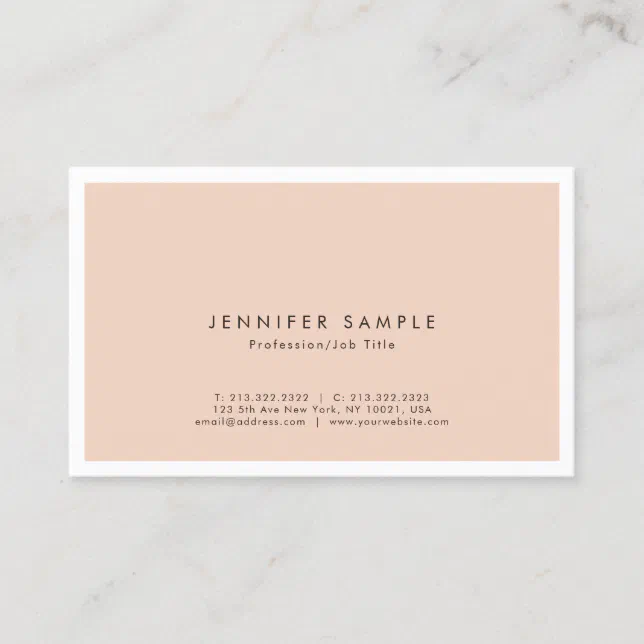 Professional Elegant Color Modern Creative Design Business Card | Zazzle