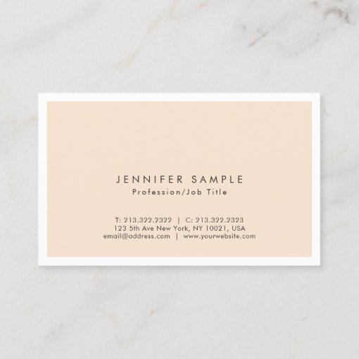 Professional Elegant Colors Modern Creative Design Business Card | Zazzle