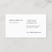 Professional Elegant Counselor and Therapist Business Card | Zazzle