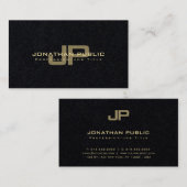 Professional Elegant Modern Monogram Plain Trendy Business Card | Zazzle