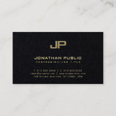 Professional Elegant Modern Monogram Plain Trendy Business Card | Zazzle