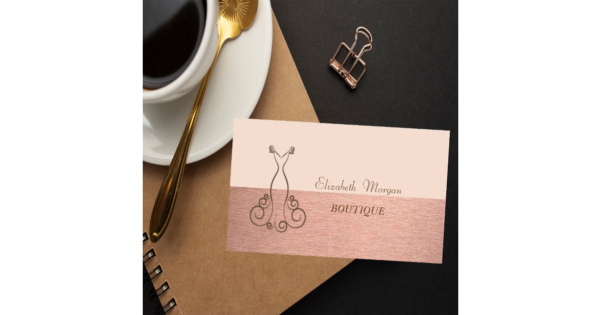 Professional,Elegant Stylish,Dress Business Card | Zazzle