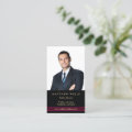 Professional Employee Portrait Photo Business Card | Zazzle