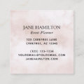 Professional Event Planner Square Business Card | Zazzle