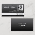 professional fade QR code Business Card | Zazzle