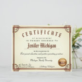 Professional fake custom certificate diploma | Zazzle