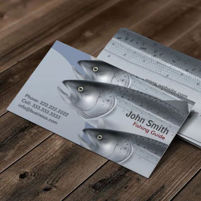 Professional Fishing Guide Service Business Card | Zazzle