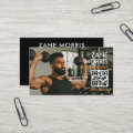Professional Fitness Coach Photo QR Code Business Card | Zazzle