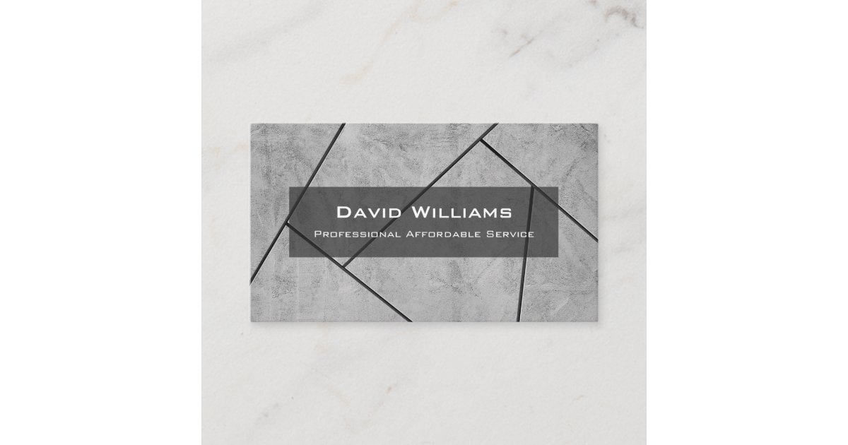 Professional Flooring and Tiler Business Card | Zazzle
