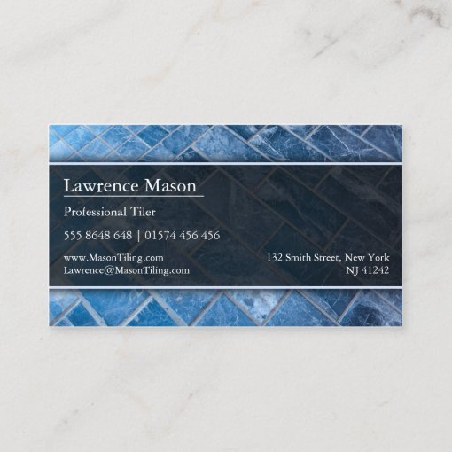 Professional Flooring and Tiler - Business Card | Zazzle