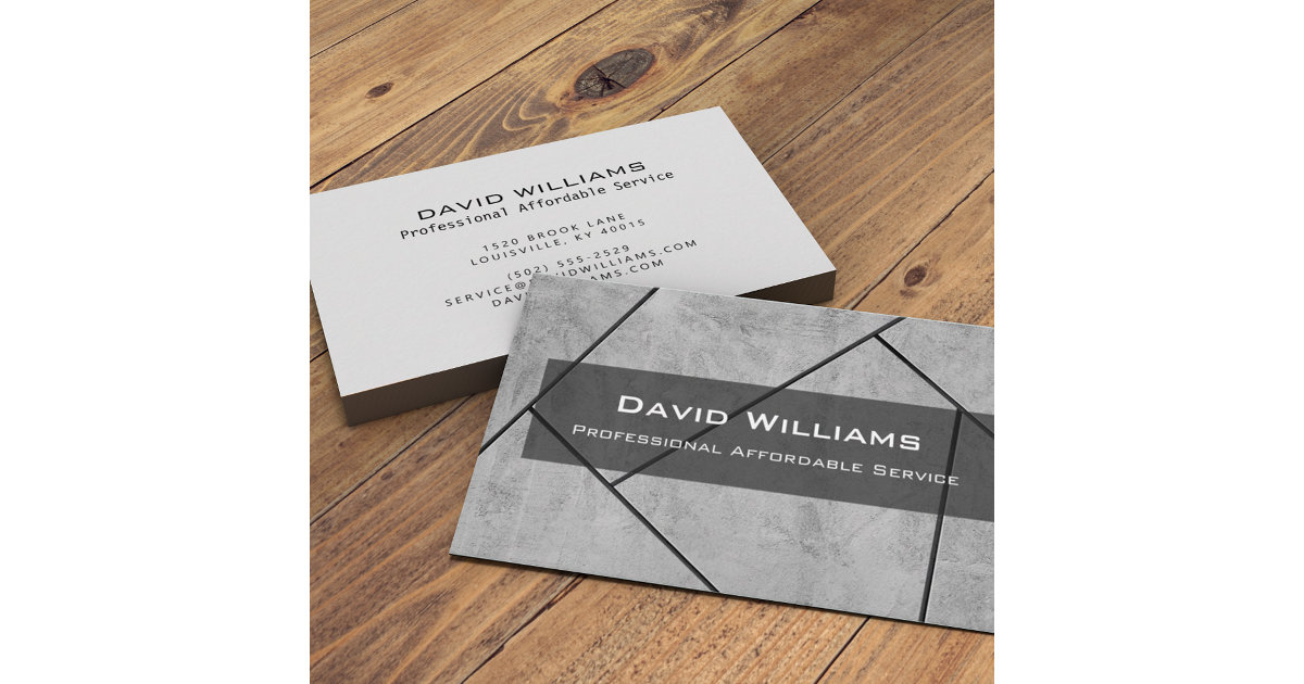 Professional Flooring and Tiler Business Card | Zazzle