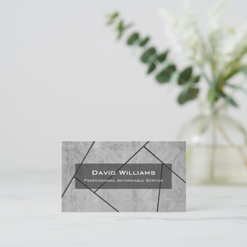 Professional Flooring and Tiler Business Card | Zazzle