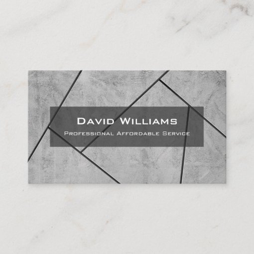 Professional Flooring and Tiler Business Card | Zazzle