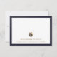 Professional Gold Logo Real Estate Note Cards | Zazzle