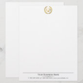 Professional Gold Scale Lawyer/Attorney Letterhead | Zazzle
