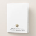 Professional Gold Seal Legal Pocket Folders | Zazzle