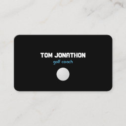 Professional Golf Coach Business Card | Zazzle