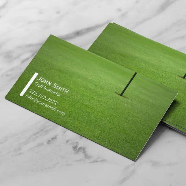 Professional Golf Instructor Business Card | Zazzle