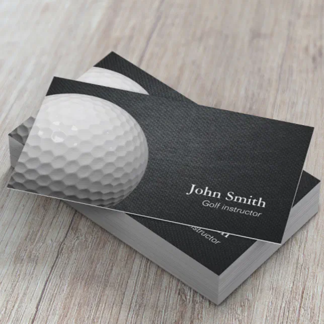 Professional Golf Instructor Business Card | Zazzle