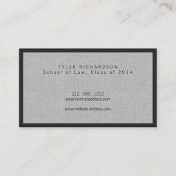 Professional Graduate Student Business Card | Zazzle