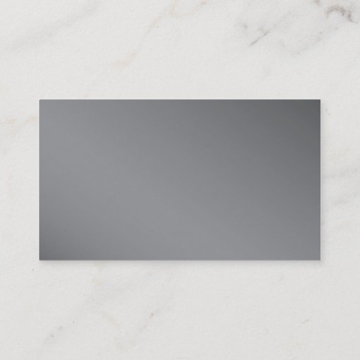 Professional Gray Background Business Card | Zazzle