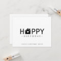 Professional Happy Birthday Real Estate Card | Zazzle