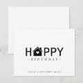 Professional Happy Birthday Real Estate Card | Zazzle