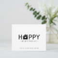 Professional Happy Birthday Real Estate Card | Zazzle