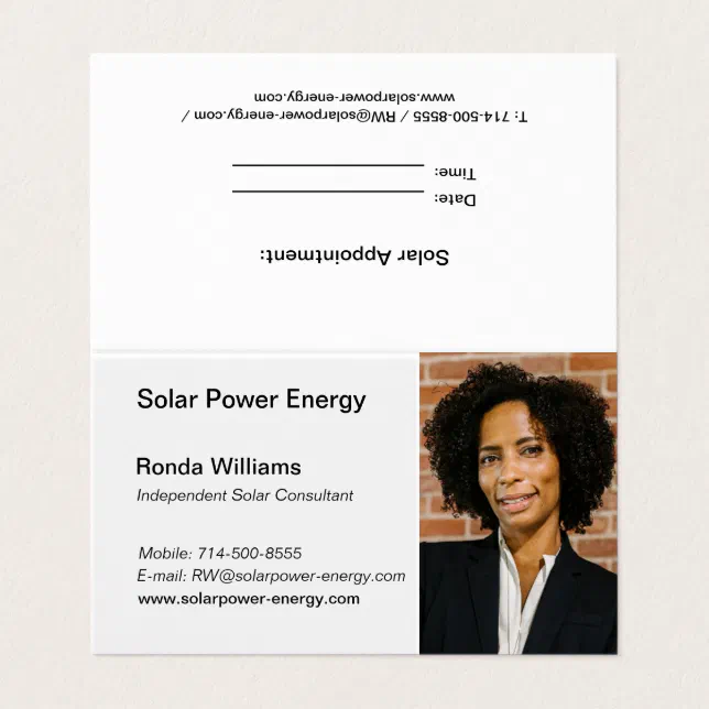 Professional HeadShot Business Card | Zazzle