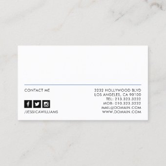 Professional Headshot Business Card | Zazzle