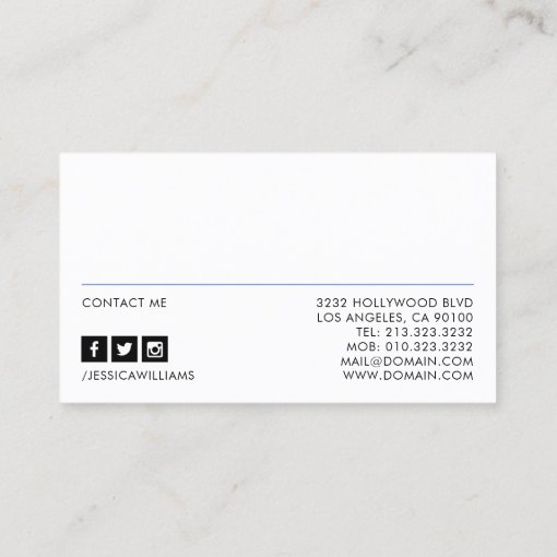 Professional Headshot Business Card | Zazzle