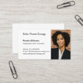 Professional HeadShot Business Card | Zazzle