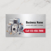 Professional Home Appliance Repair Fixing Service Business Card | Zazzle
